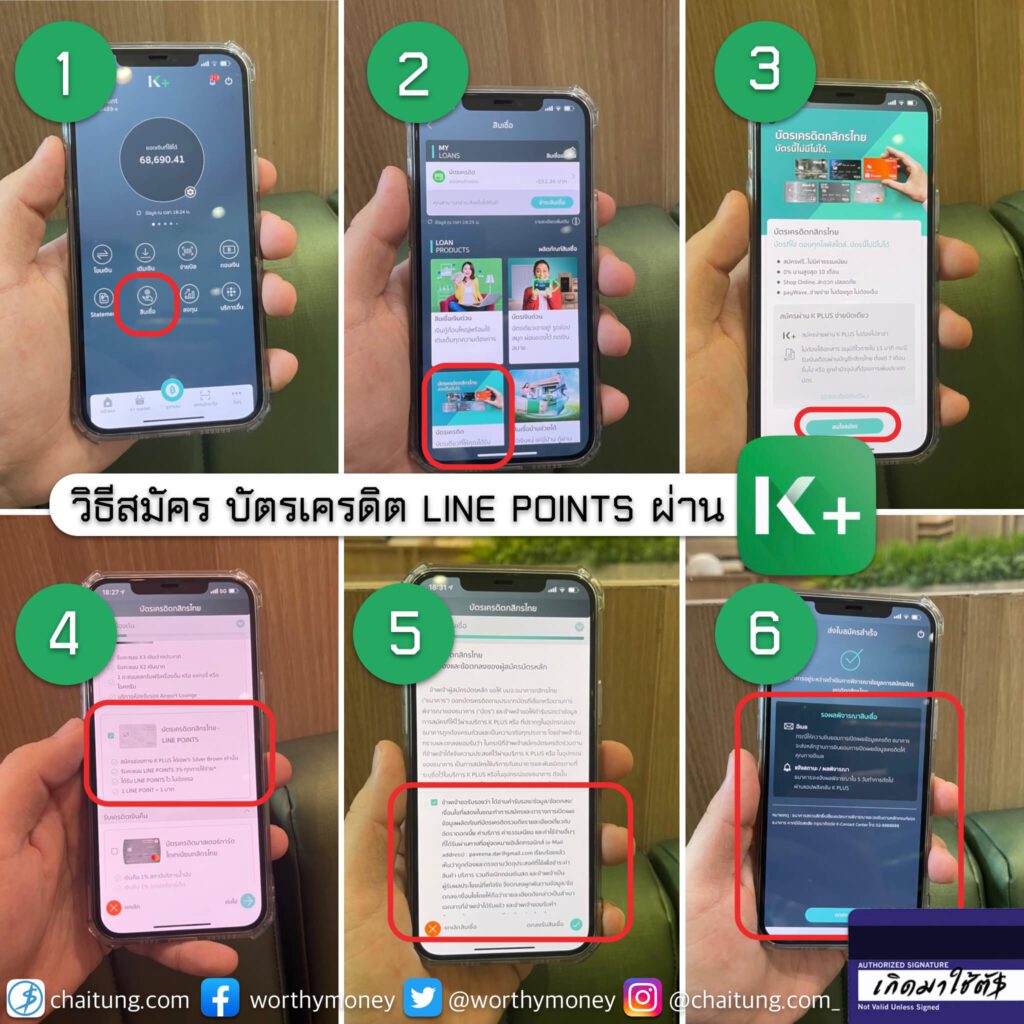 [รีวิว] บัตรเครดิตกสิกร ไลน์พอยท์ (KBank LINE POINTS) - ChaiTung.com ...