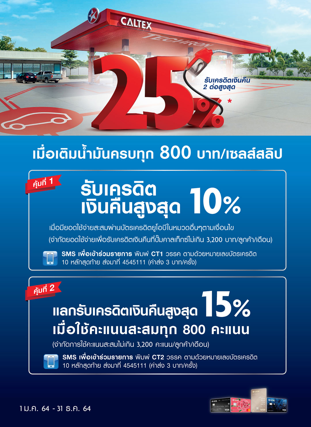 สรุปรวมโปรฯ บัตรเครดิต เติมน้ำมัน (5-Oct-21) - ChaiTung.com - ใช้ตังค์.com